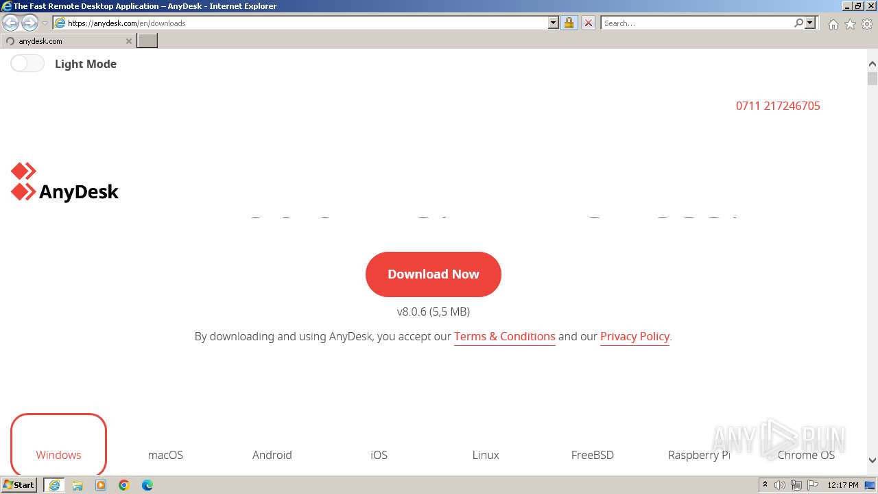 Malware analysis boot.net.anydesk.com Malicious activity | ANY.RUN - Malware Sandbox Online