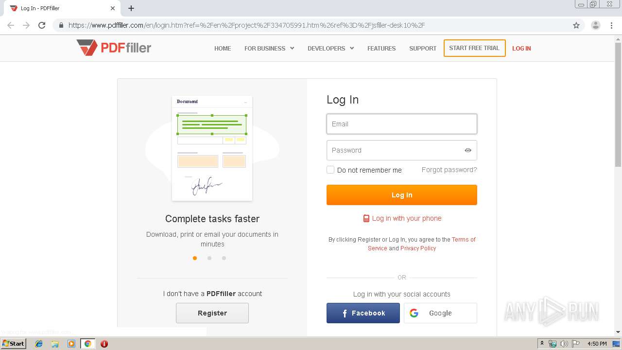Malware analysis https://www.pdffiller.com/jsfiller-desk10/?projectId=334705991&isShareViaLink=1 ...