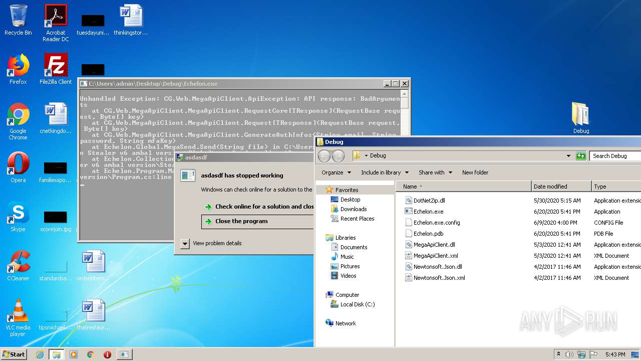 Malware Analysis Debug.rar Malicious Activity 