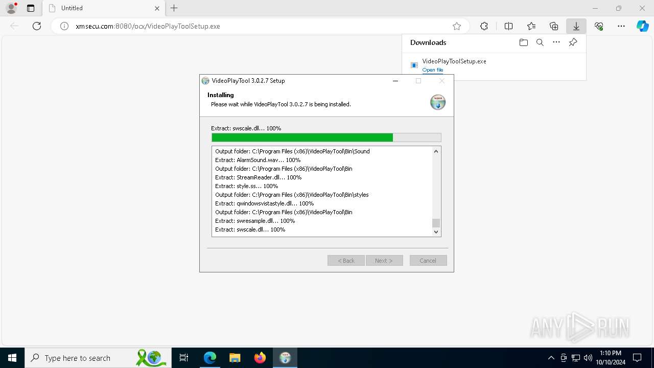 Analysis Http:  Xmsecu.com:8080 Ocx Videoplaytoolsetup.exe Malicious 