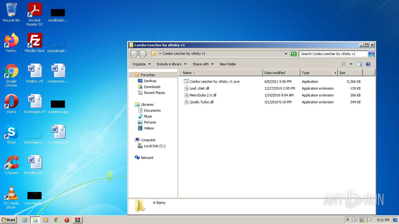 Malware analysis Combo Leecher by xRisky v1.rar Malicious activity ...