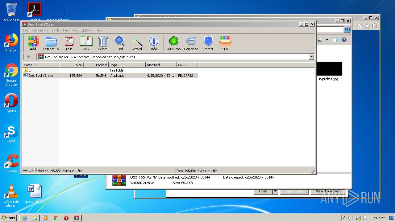 Malware analysis https://anonfiles.com/7bYaxdC1of/Dox_Tool_V2_rar ...