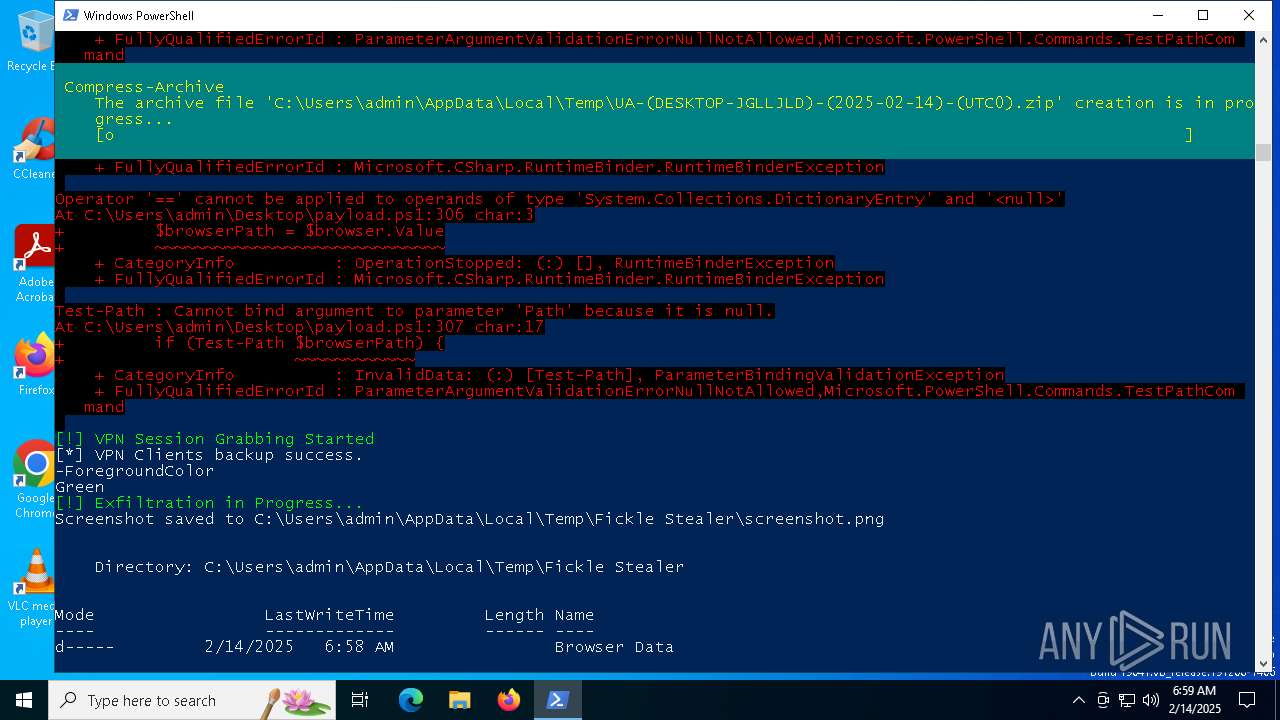 Analysis payload.ps1 (MD5: 5488C867B16FA0FF44DC975CAF8E5F8E) Malicious activity - Interactive ...