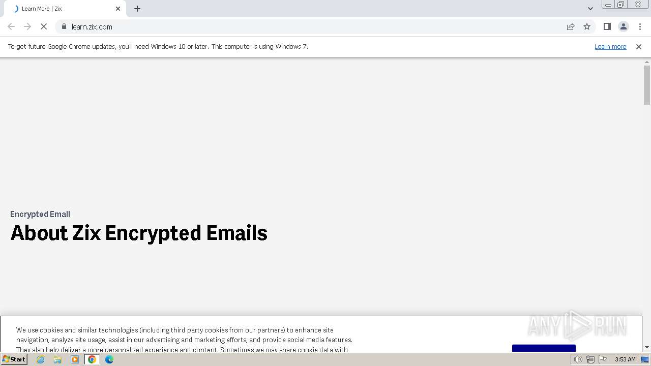 Malware analysis http://www.zixcorp.com/info/zixmail_ZMC Malicious activity | ANY.RUN - Malware ...