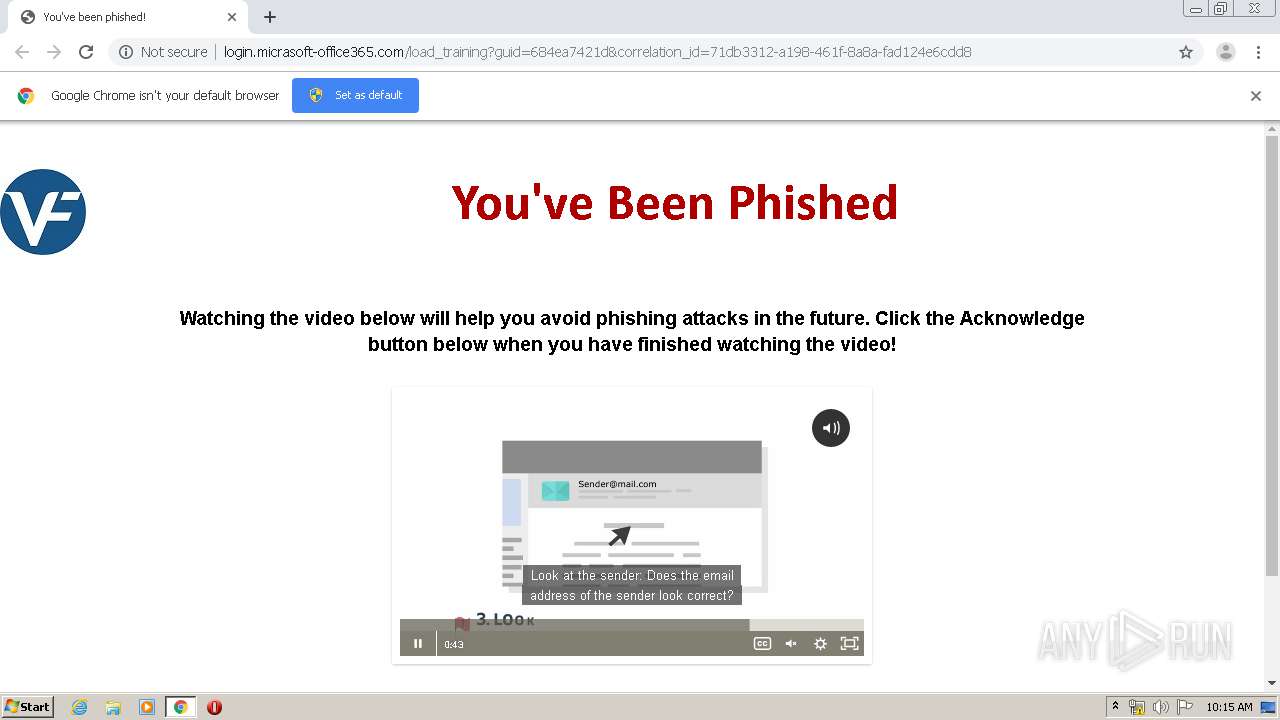 Analysis http://login.micrasoft-office365.com/684ea7421d?l=39 No threats detected - Interactive ...