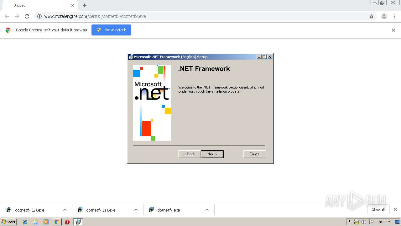 Malware analysis http://www.installengine.com/cert05/dotnetfx/dotnetfx ...