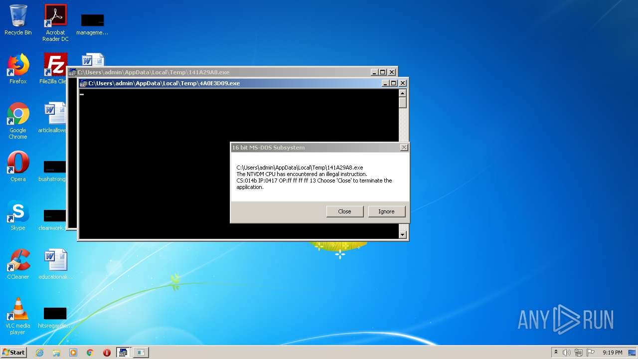 Analysis pHCx.exe (MD5: 56B2C3810DBA2E939A8BB9FA36D3CF96) Malicious activity - Interactive ...