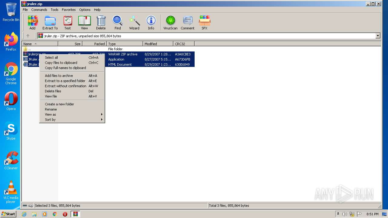 Malware analysis jruler.zip Malicious activity | ANY.RUN - Malware ...
