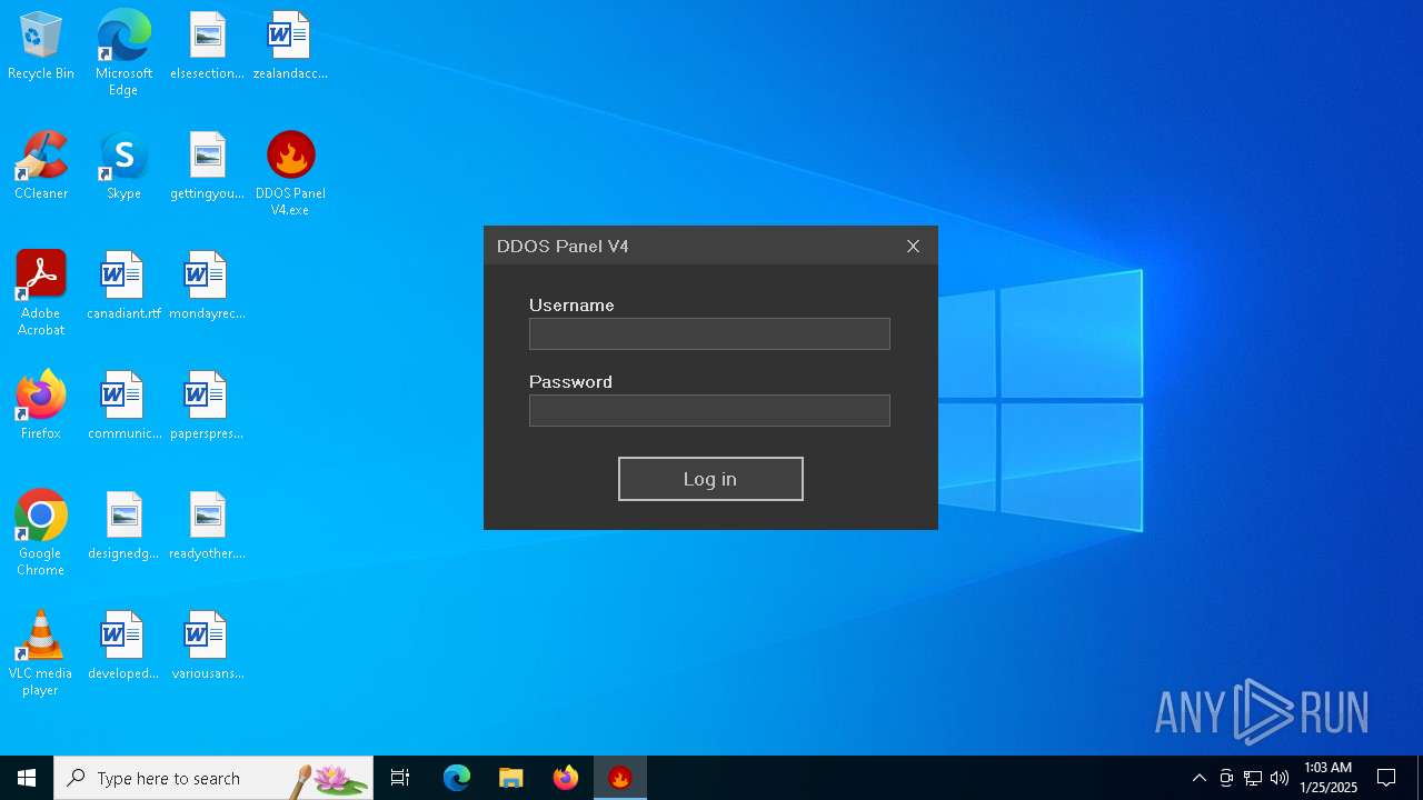 Analysis DDOS Panel V4.exe (MD5: 5113DE9BCC87370DF32F43E1C5452264 ...