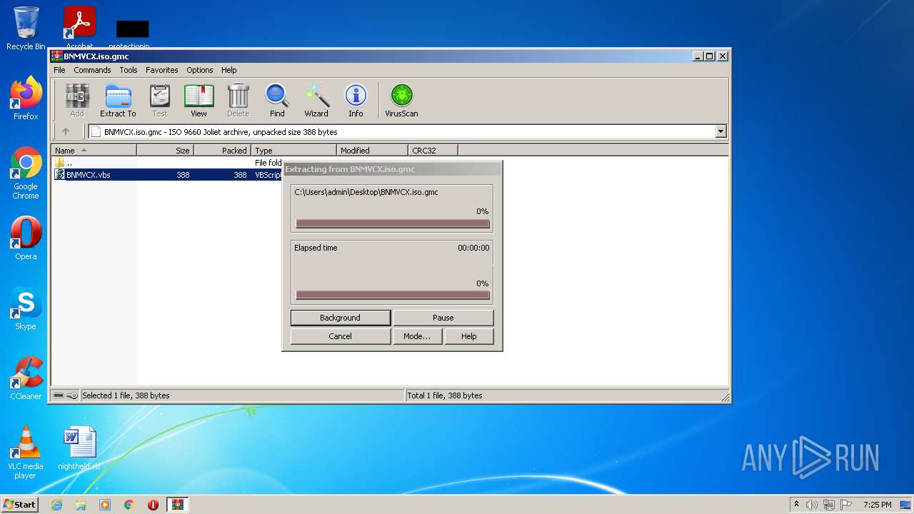 Analysis BNMVCX.iso (MD5: 6EACF5654814F6FDD809FDED25526045) Malicious ...