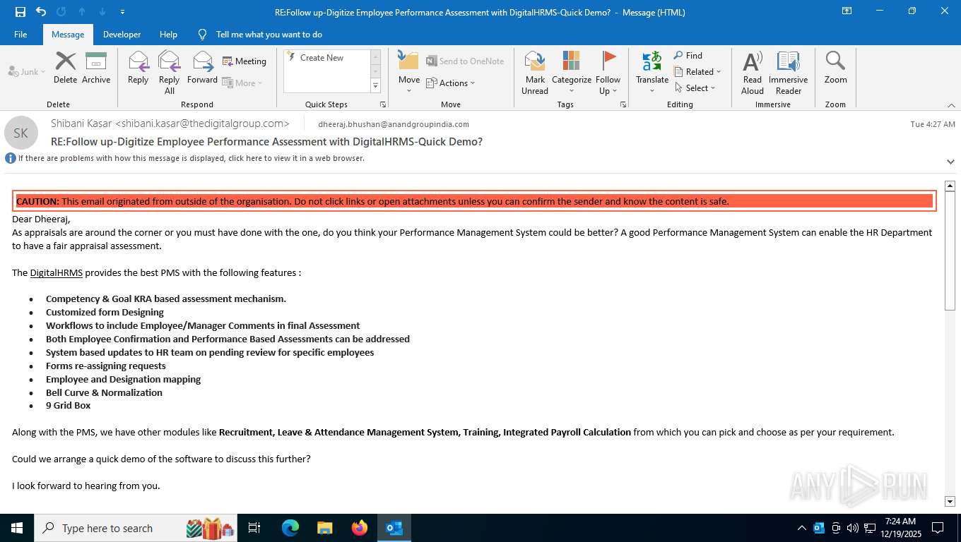 Malware analysis RE_Follow up-Digitize Employee Performance Assessment ...