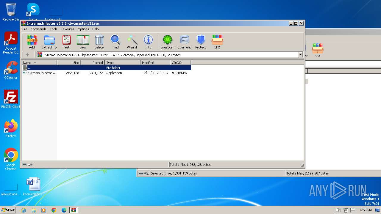 Malware analysis Extreme.Injector.v3.7.3.-.by.master131.zip Malicious ...
