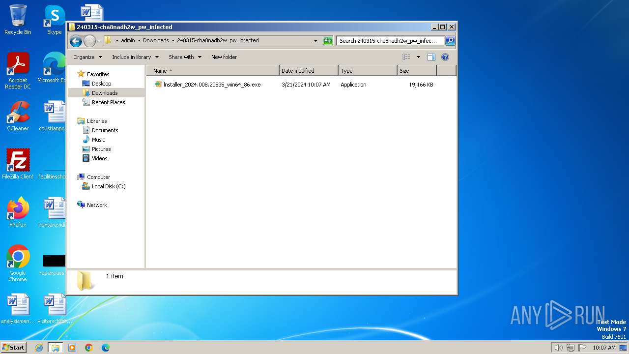 Malware analysis 240315-cha8nadh2w_pw_infected.zip Malicious activity ...