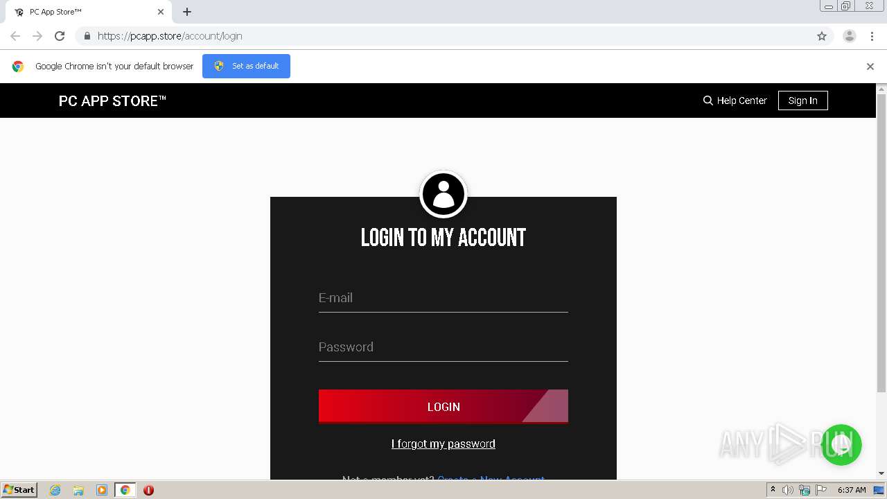 Malware analysis https://pcapp.store Malicious activity | ANY.RUN ...