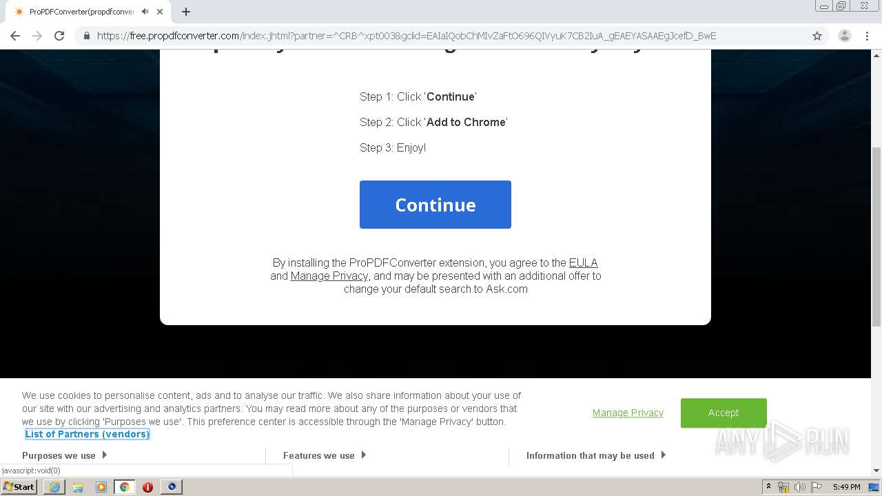 Malware analysis https://valcom-desktop-alert.software.informer.com/ Malicious activity | ANY ...