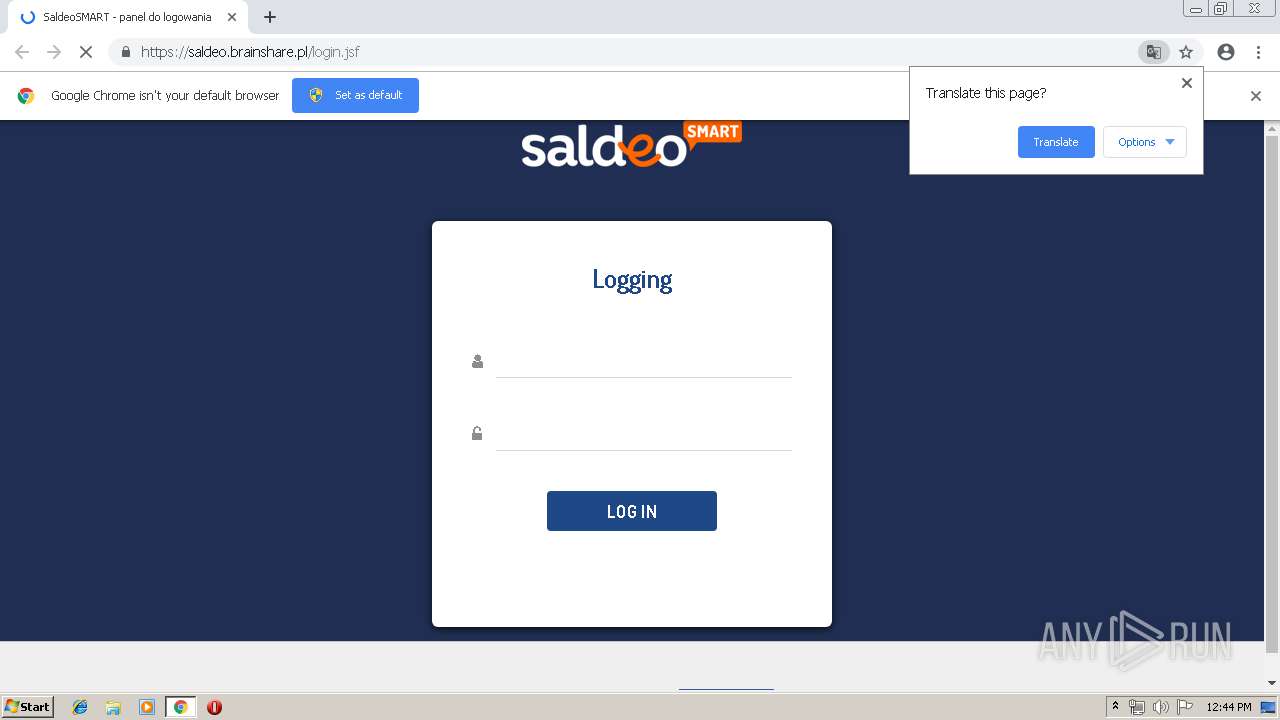 Malware analysis https://saldeo.brainshare.pl/biuro/panel-klienta.jsf ...