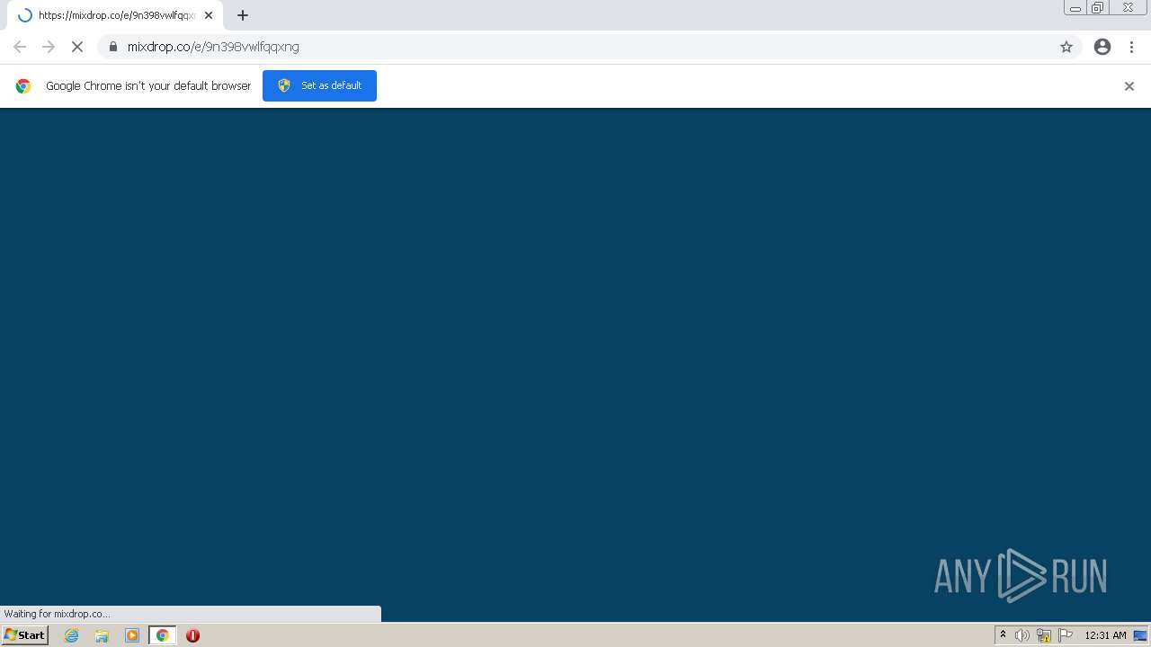 Malware analysis https://mixdrop.co/e/9n398vwlfqqxng Malicious activity ...