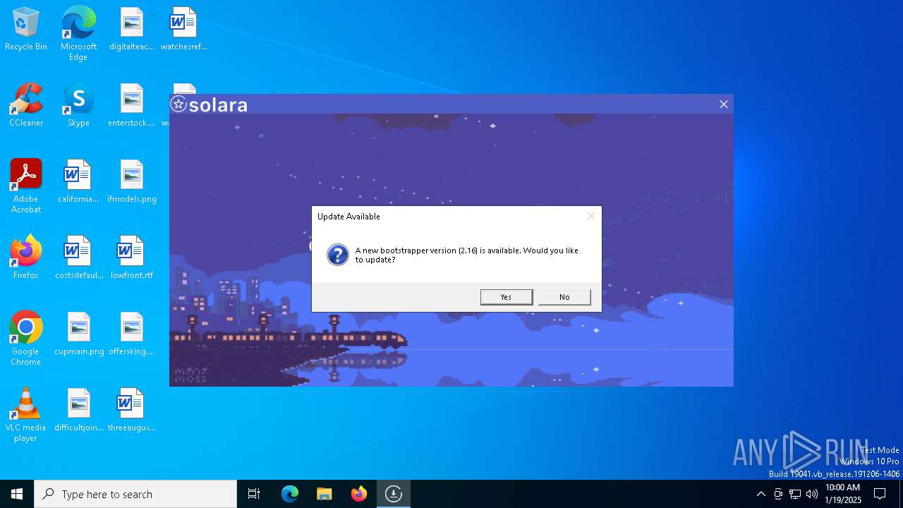Malware analysis BootstrapperNew.exe Malicious activity | ANY.RUN ...