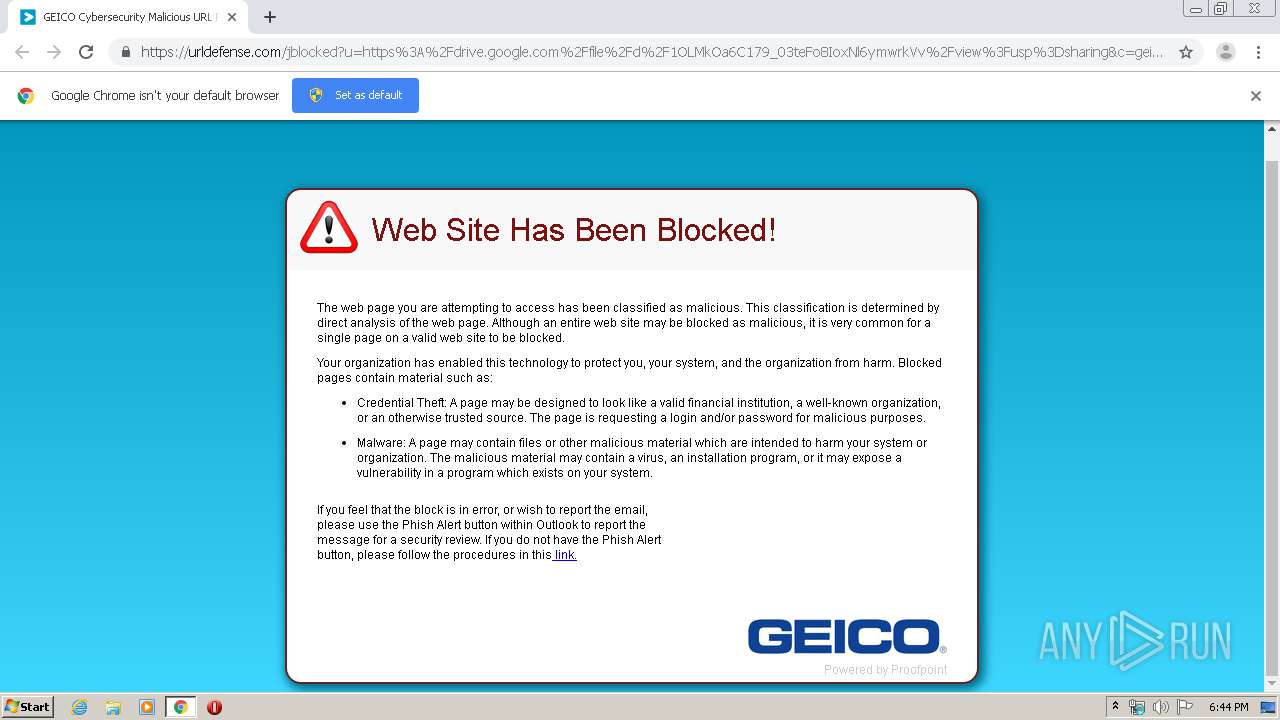 Malware analysis https://urldefense.com/v3/__https:/drive.google.com/file/d/1OLMkOa6C179 ...