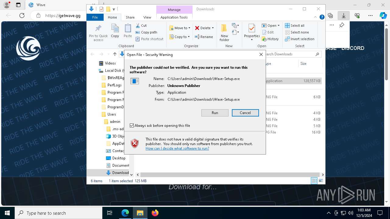 Malware analysis https://getwave.gg/ Malicious activity | ANY.RUN - Malware Sandbox Online