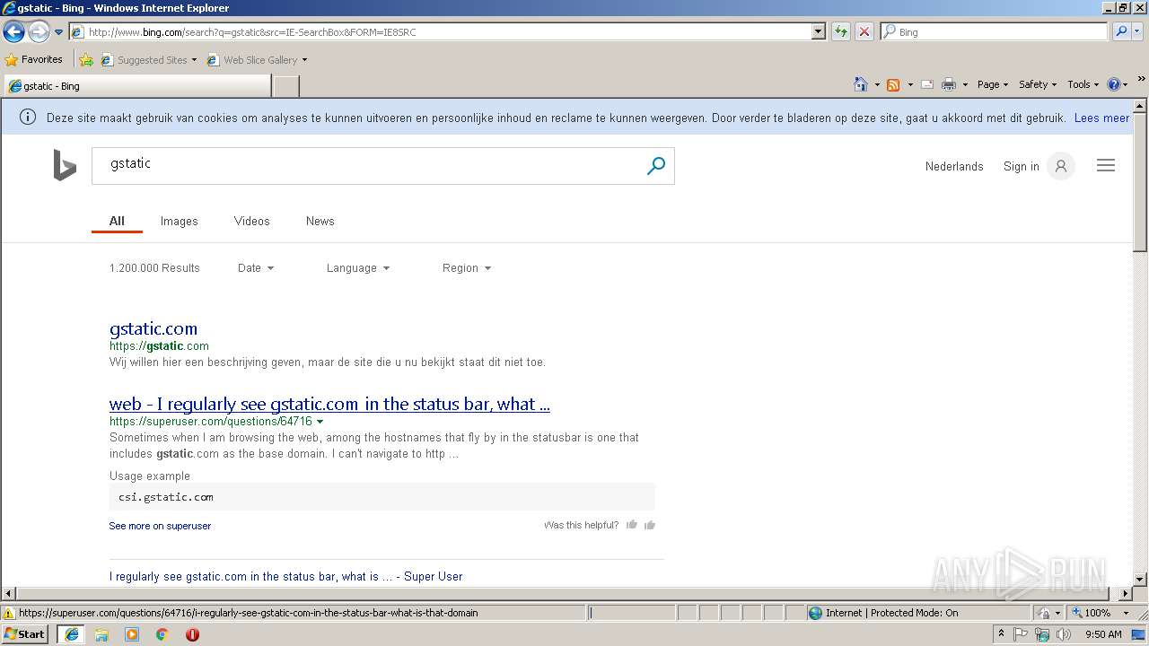 Malware analysis http://metric.gstatic.com No threats detected | ANY.RUN - Malware Sandbox Online
