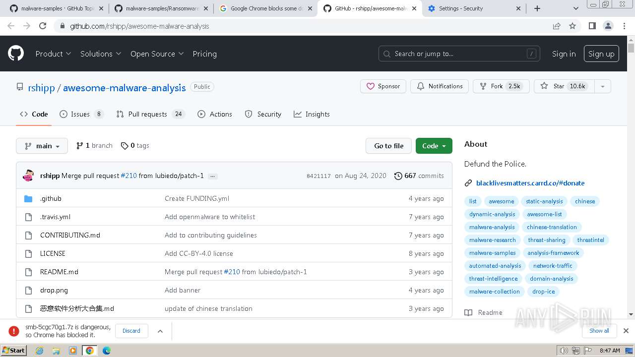 Malware Analysis Zusyaku Malware-collection-part-2 Blob Main