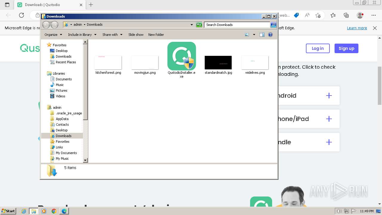 Malware analysis www.qustodio.com/download Malicious activity | ANY.RUN ...