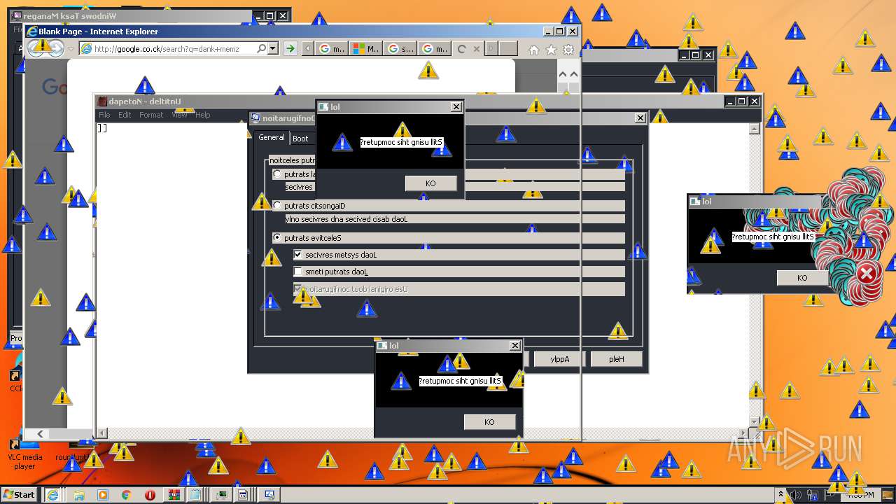 Analysis https://github.com/Endermanch/MalwareDatabase/raw/master/trojans/MEMZ.zip Malicious ...