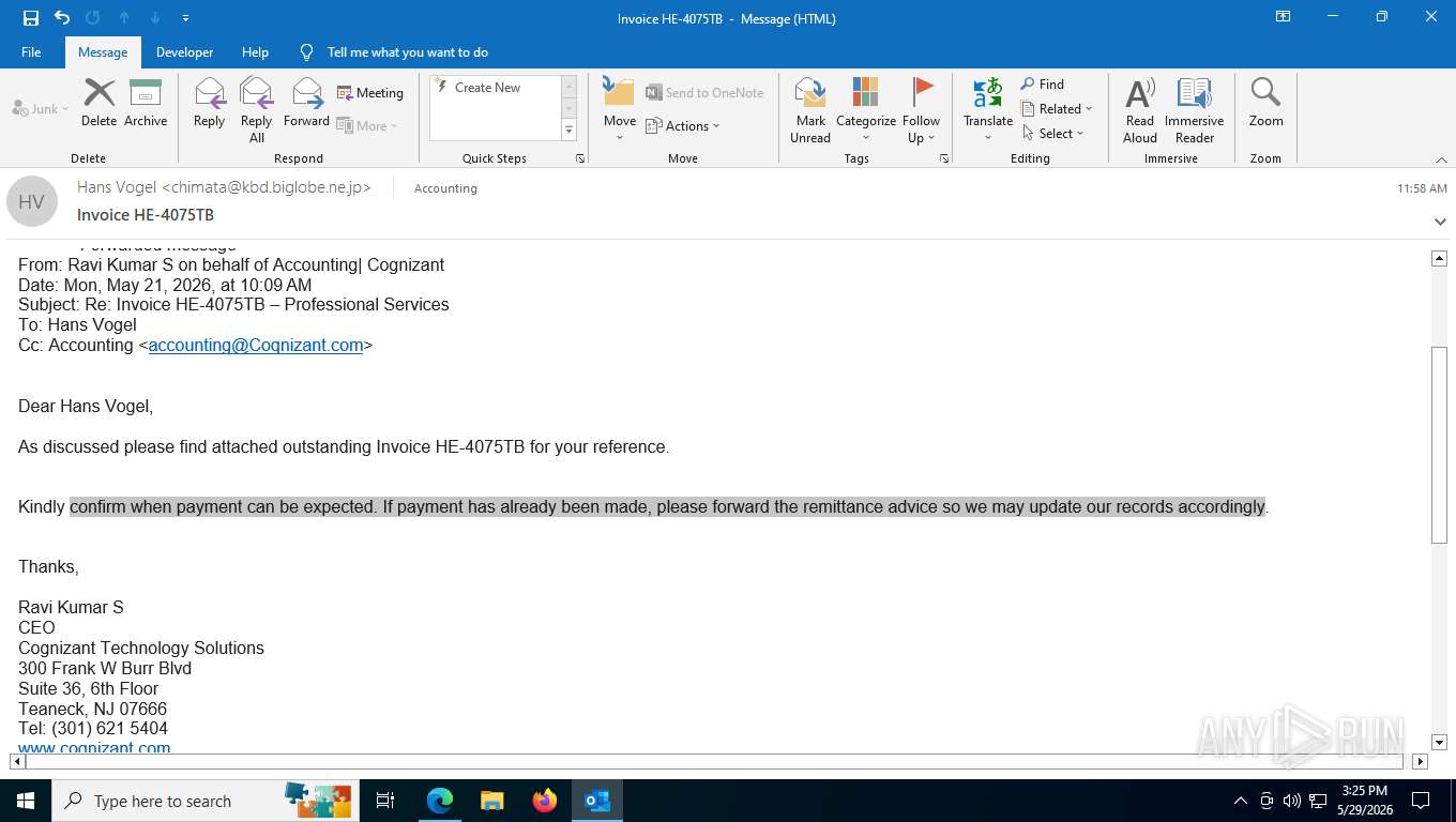 Malware analysis phish_alert_sp2_2.0.0.0 (20).eml No threats detected ...