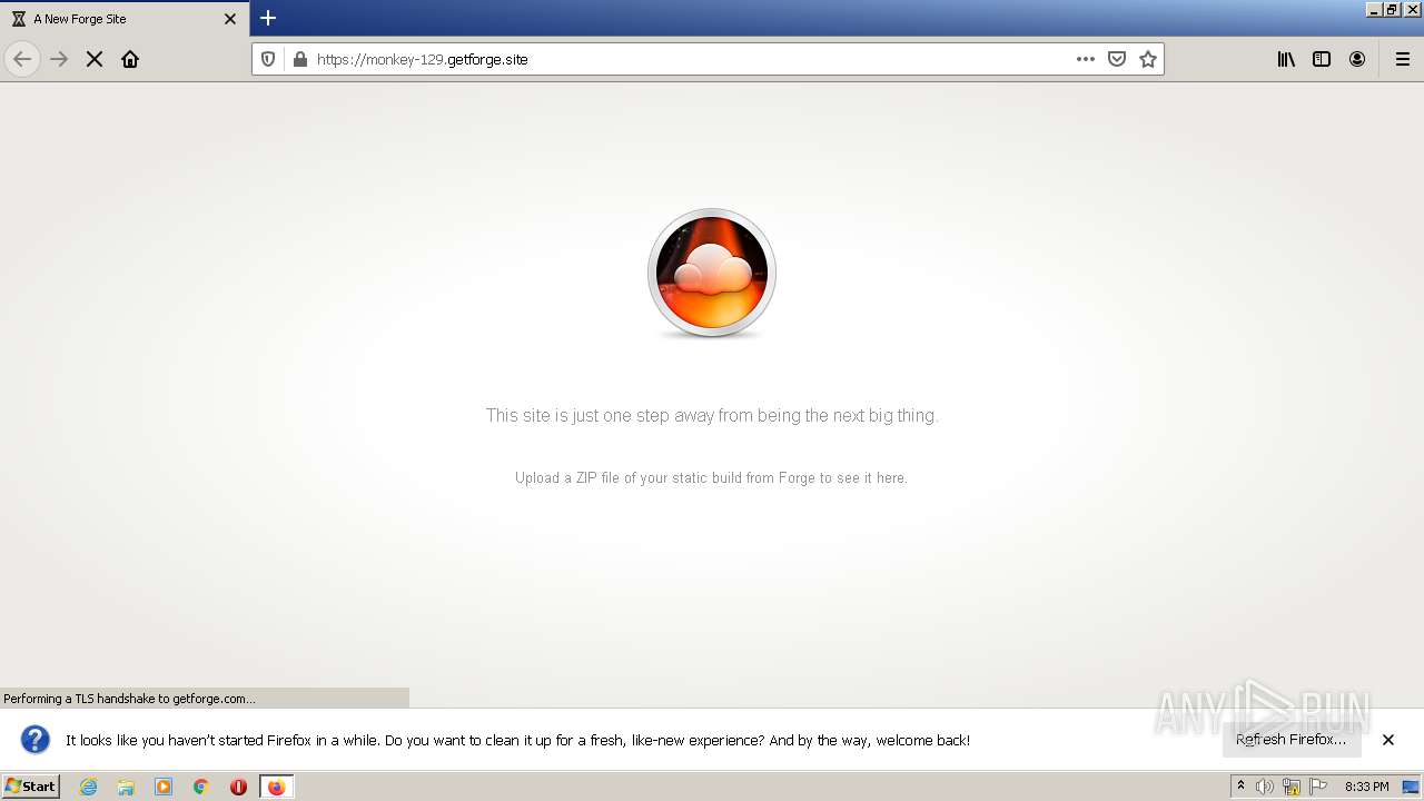 Malware Analysis Https: Monkey-129.getforge.site Malicious Activity