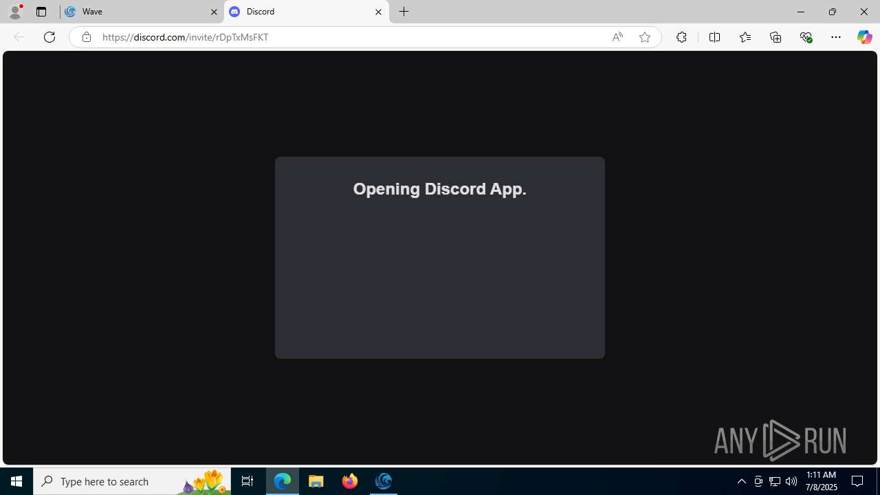Malware analysis https://getwave.gg/ Malicious activity | ANY.RUN - Malware Sandbox Online