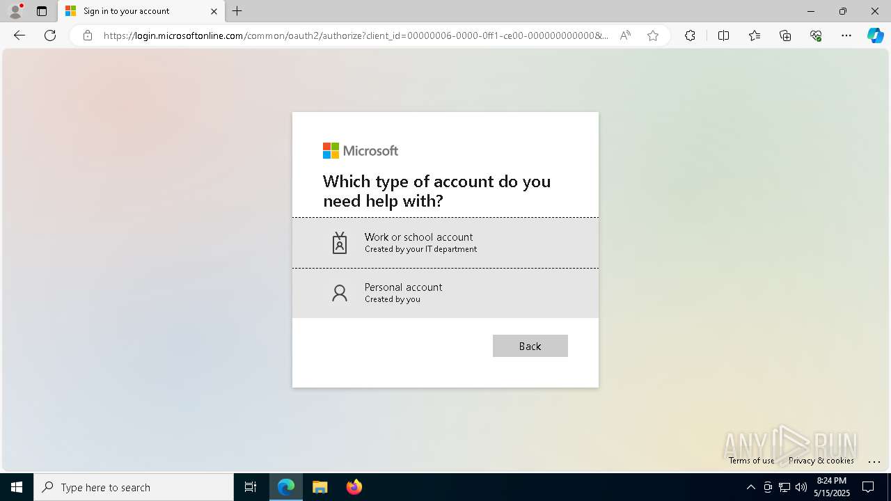 Malware analysis https://nam.safelink.emails.azure.net/redirect/?destination=https%3A%2F%2Fadmin ...