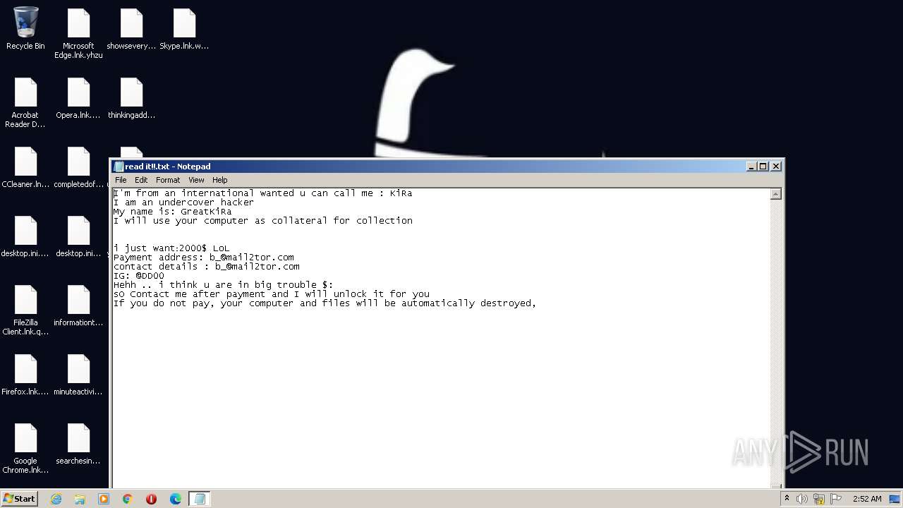 Malware Analysis --------------.exe Malicious Activity 