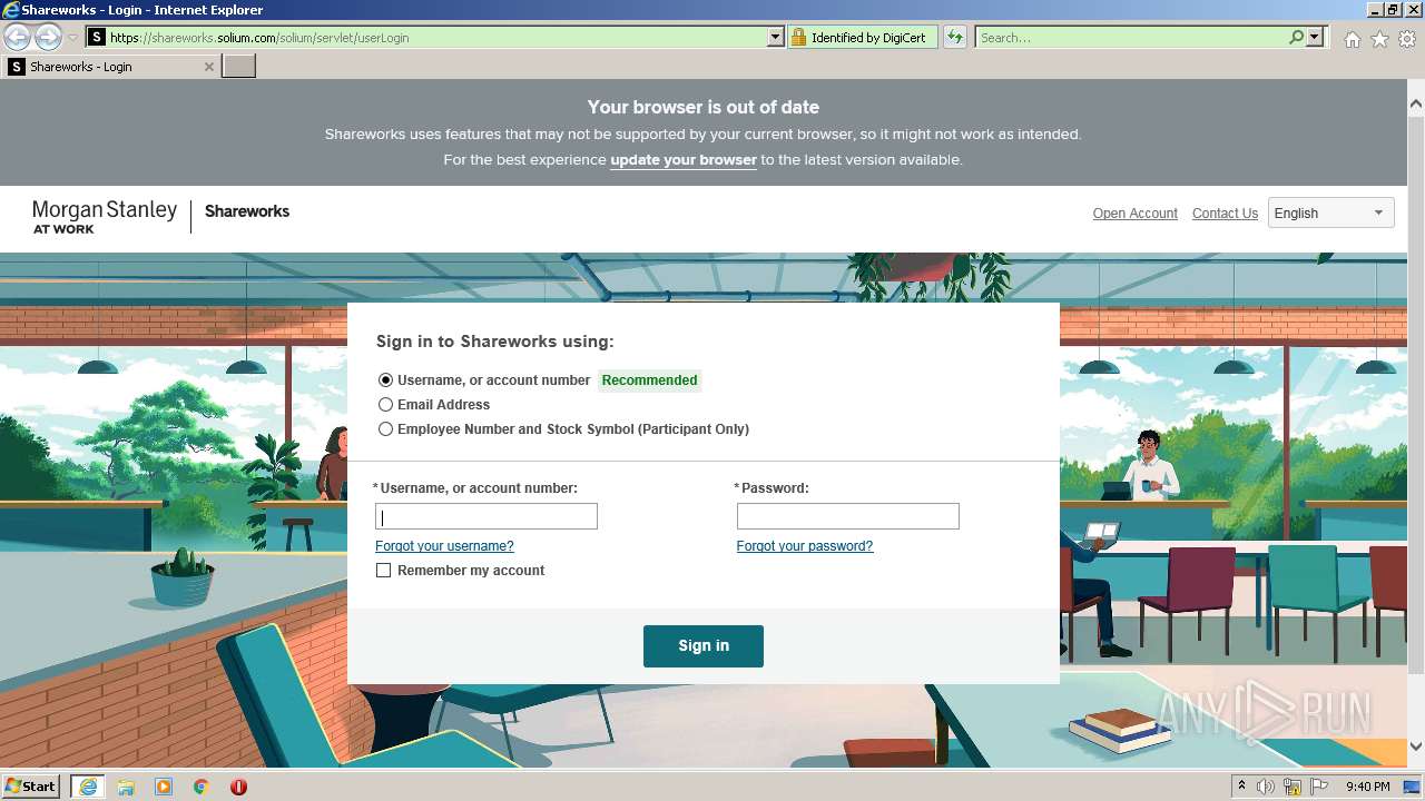 Malware analysis https://shareworks.solium.com/ No threats detected ...
