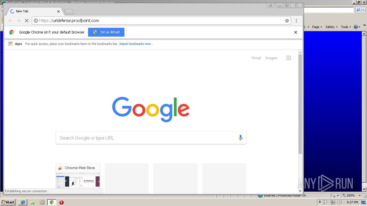 Malware analysis https://urldefense.proofpoint.com/ No threats detected | ANY.RUN - Malware ...