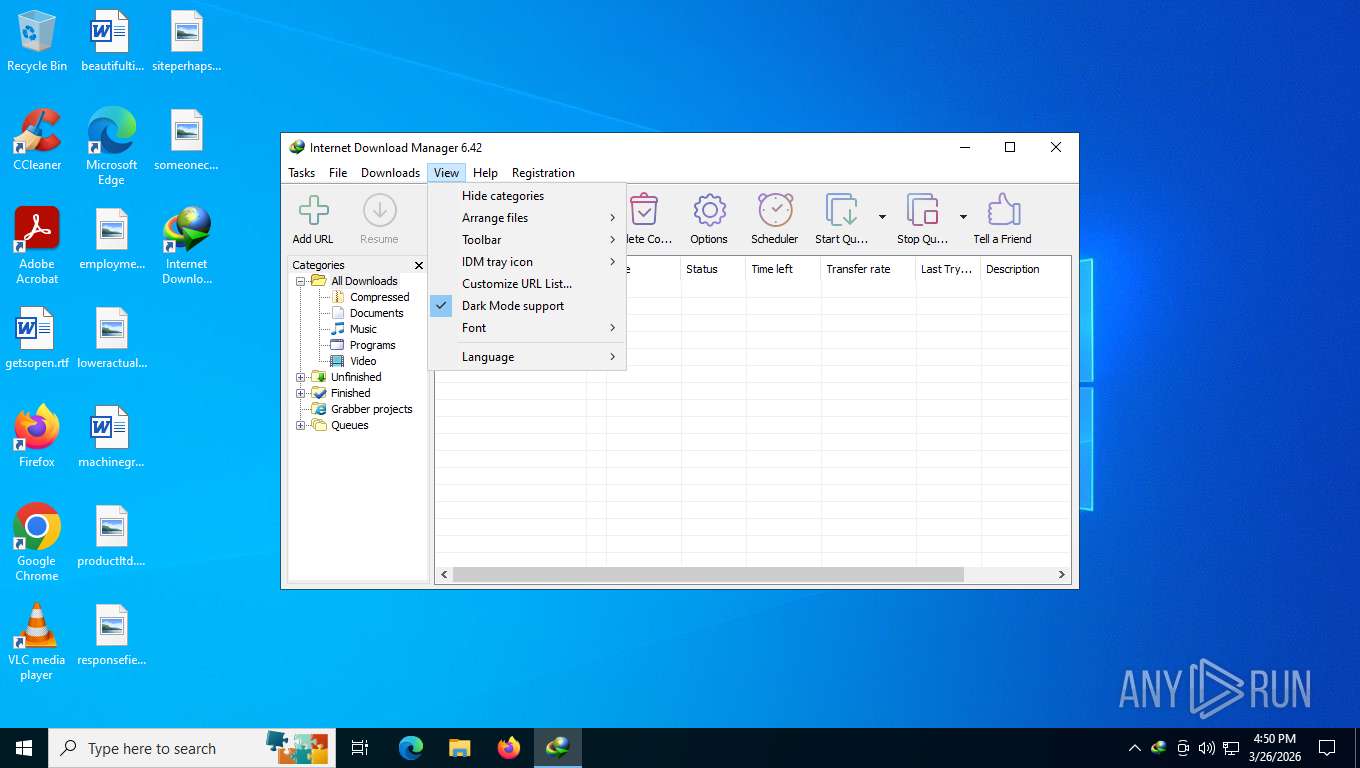 Malware analysis idman642build63.exe Malicious activity | ANY.RUN ...
