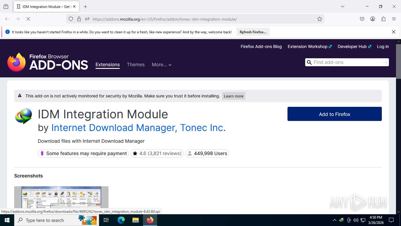 Malware analysis idman642build63.exe Malicious activity | ANY.RUN ...