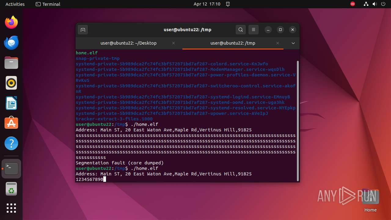 Malware analysis home.elf Malicious activity | ANY.RUN - Malware ...