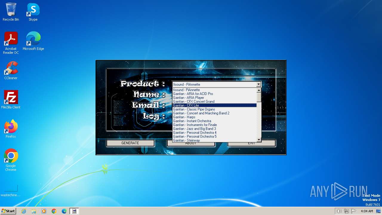 Malware analysis ARIA_KeyGen.exe Malicious activity | ANY.RUN - Malware ...