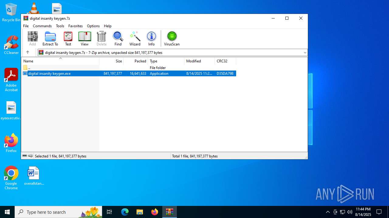Malware analysis digital insanity keygen.7z Malicious activity | ANY ...
