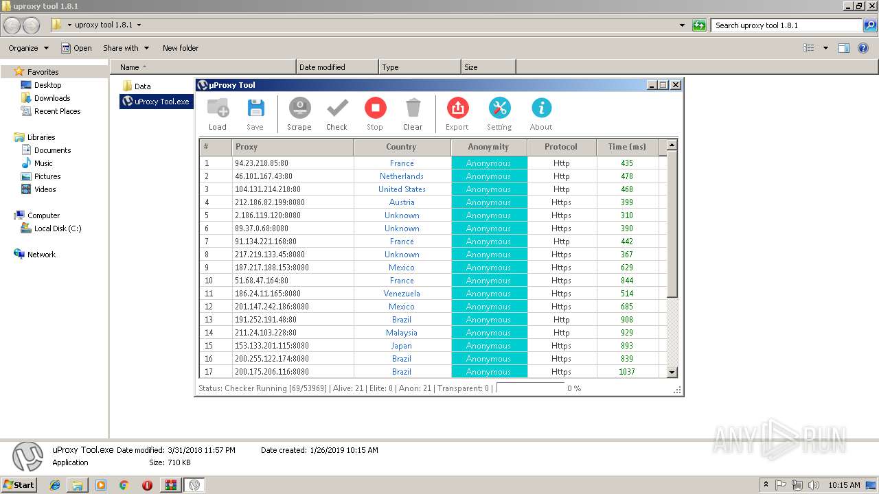 Malware analysis uproxy tool 1.8.1.zip Malicious activity | ANY.RUN ...