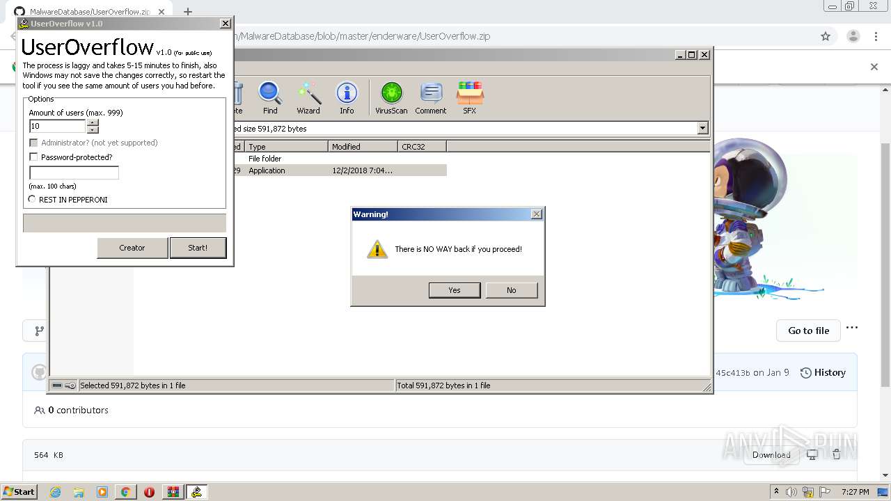 Malware analysis https://github.com/Endermanch/MalwareDatabase/blob/master/enderware ...
