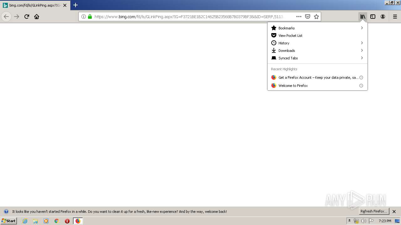 Malware analysis https://www.bing.com:443/fd/ls/GLinkPing.aspx?IG ...