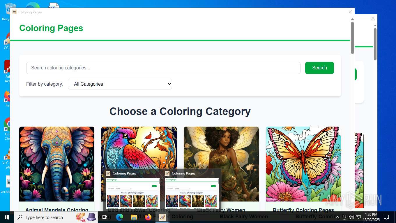 Malware analysis coloringpages.msi Malicious activity | ANY.RUN ...