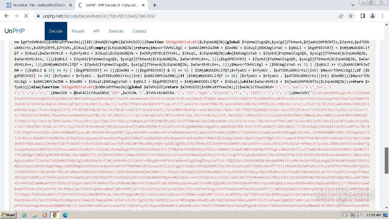 Malware analysis https://www.virustotal.com/gui/file ...