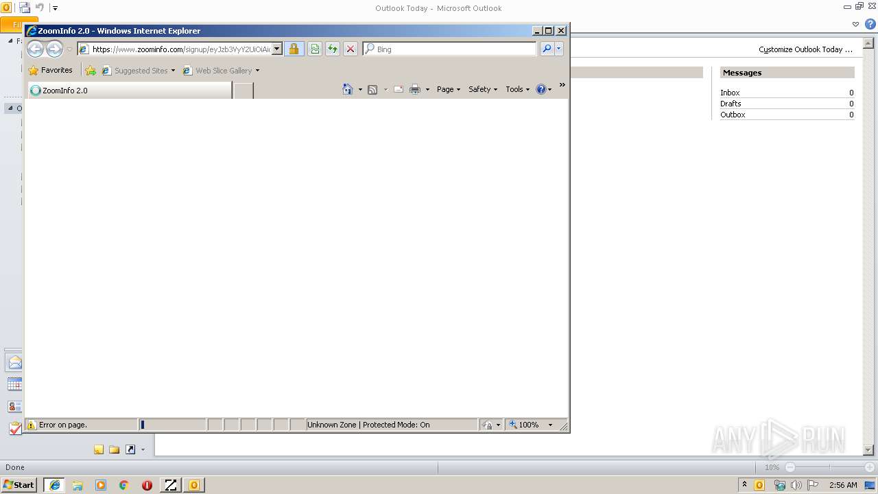 Malware Analysis Zoominfocontactcontributor.exe Malicious Activity