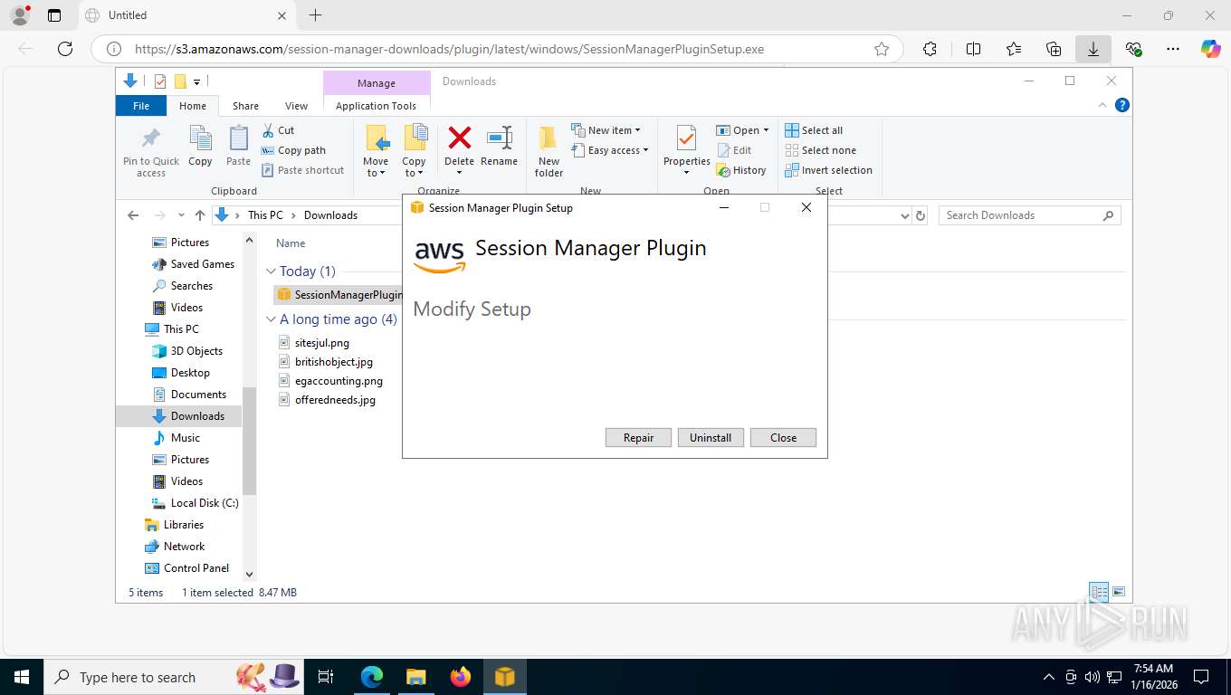 Malware analysis https://s3.amazonaws.com/session-manager-downloads ...