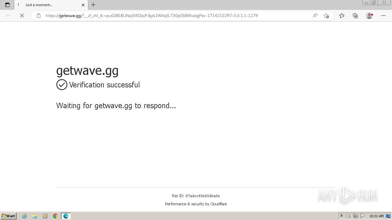 Malware analysis https://getwave.gg/ Malicious activity | ANY.RUN - Malware Sandbox Online