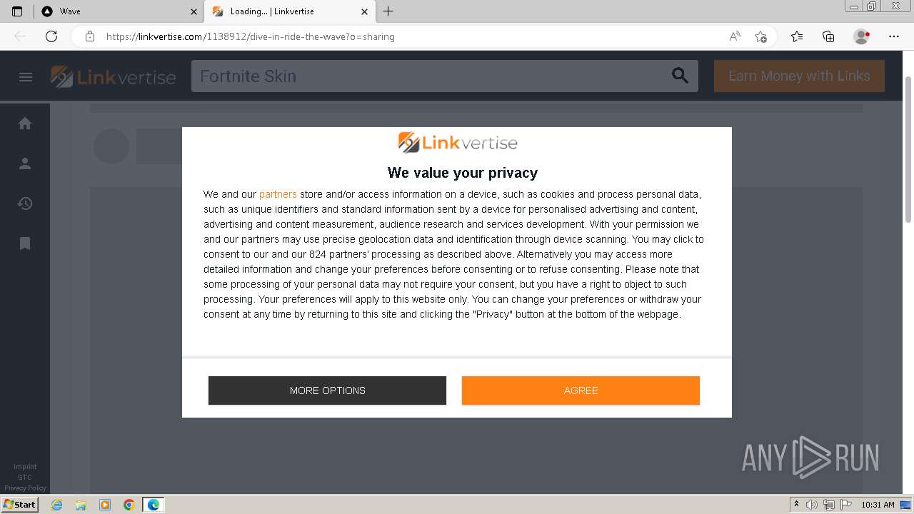 Malware analysis https://getwave.gg/ Malicious activity | ANY.RUN - Malware Sandbox Online