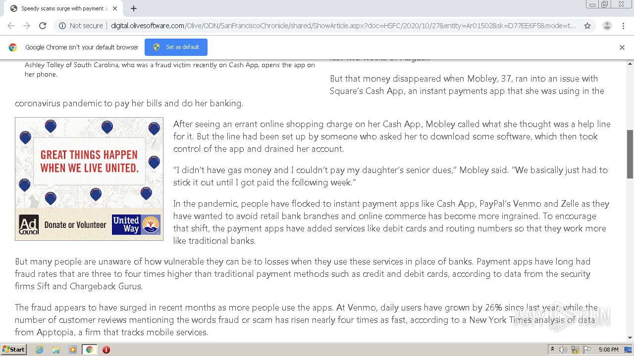 Malware analysis https://linkprotect.cudasvc.com/url?a=http%3a%2f%2fdigital.olivesoftware.com ...